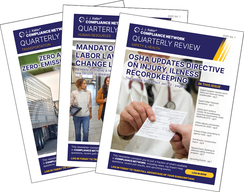 Expert Help Available When You Need It | J. J. Keller® Compliance Network