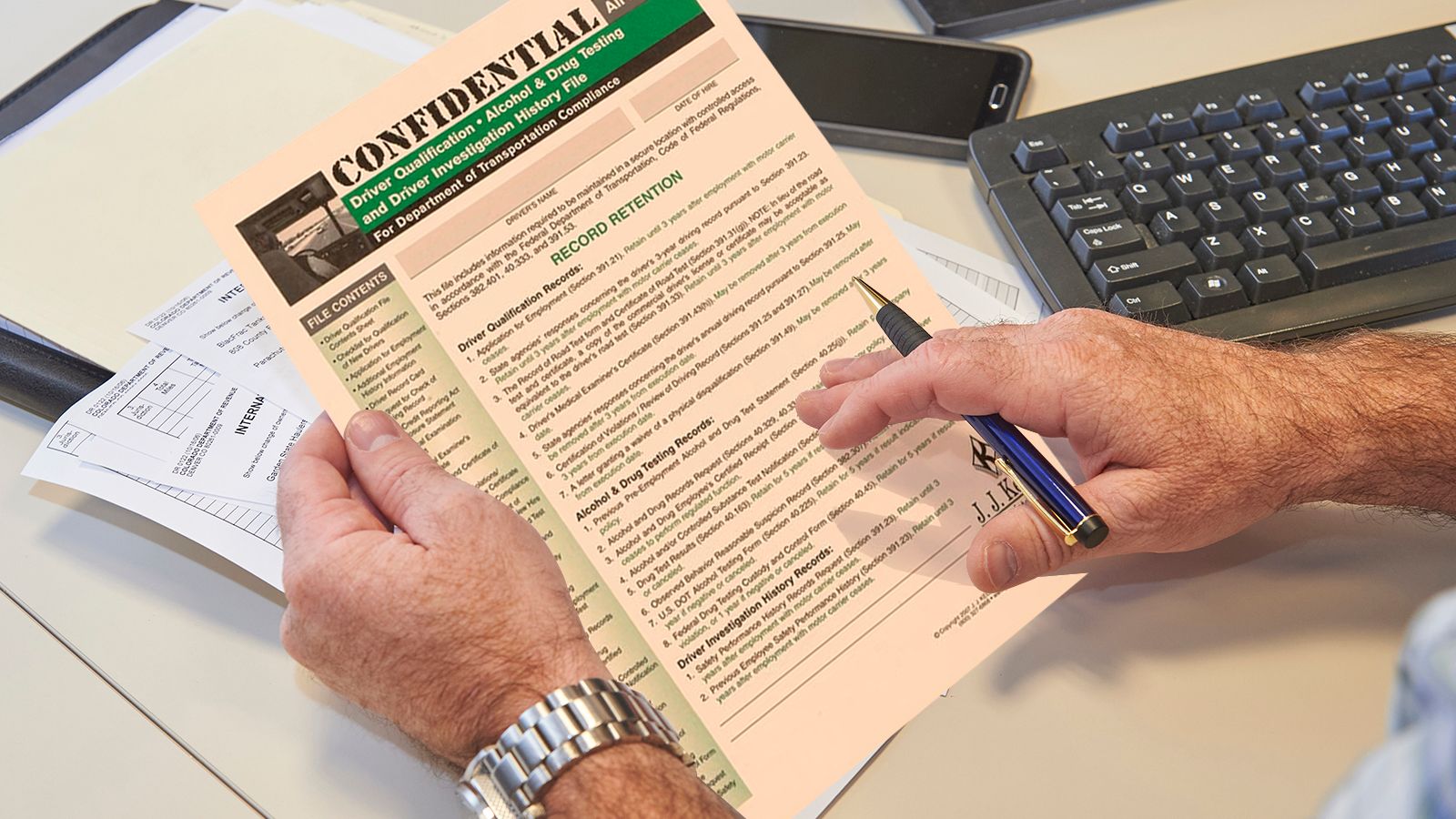 Review of the annual motor vehicle record (MVR) | J. J. Keller ...