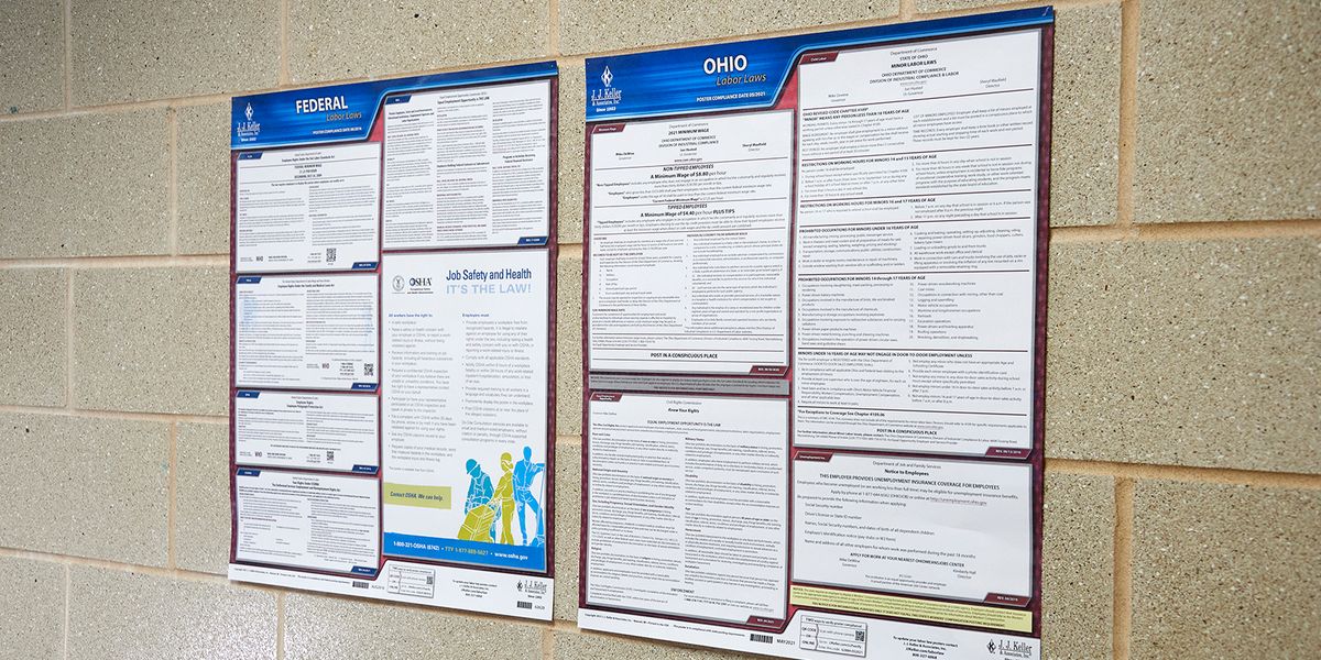 Which labor law posters are needed in a shared workspace? | J. J ...