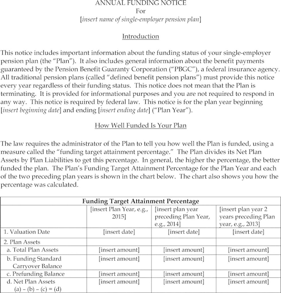 Federal & State Regulations | Appendix A to §2520.101-5—Single-Employer ...